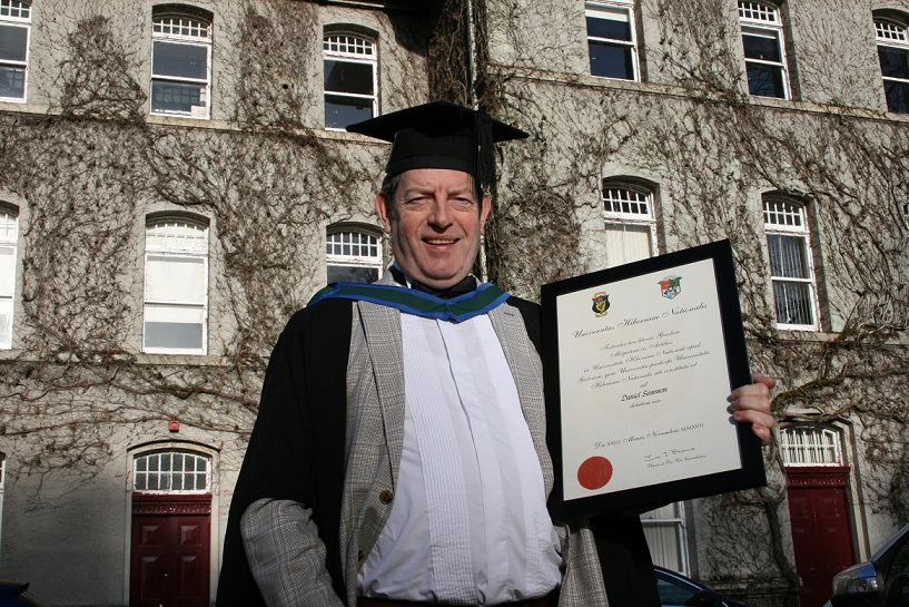 MA Graduation was a seminal event in Daniel Sammon’s life – The Galway ...