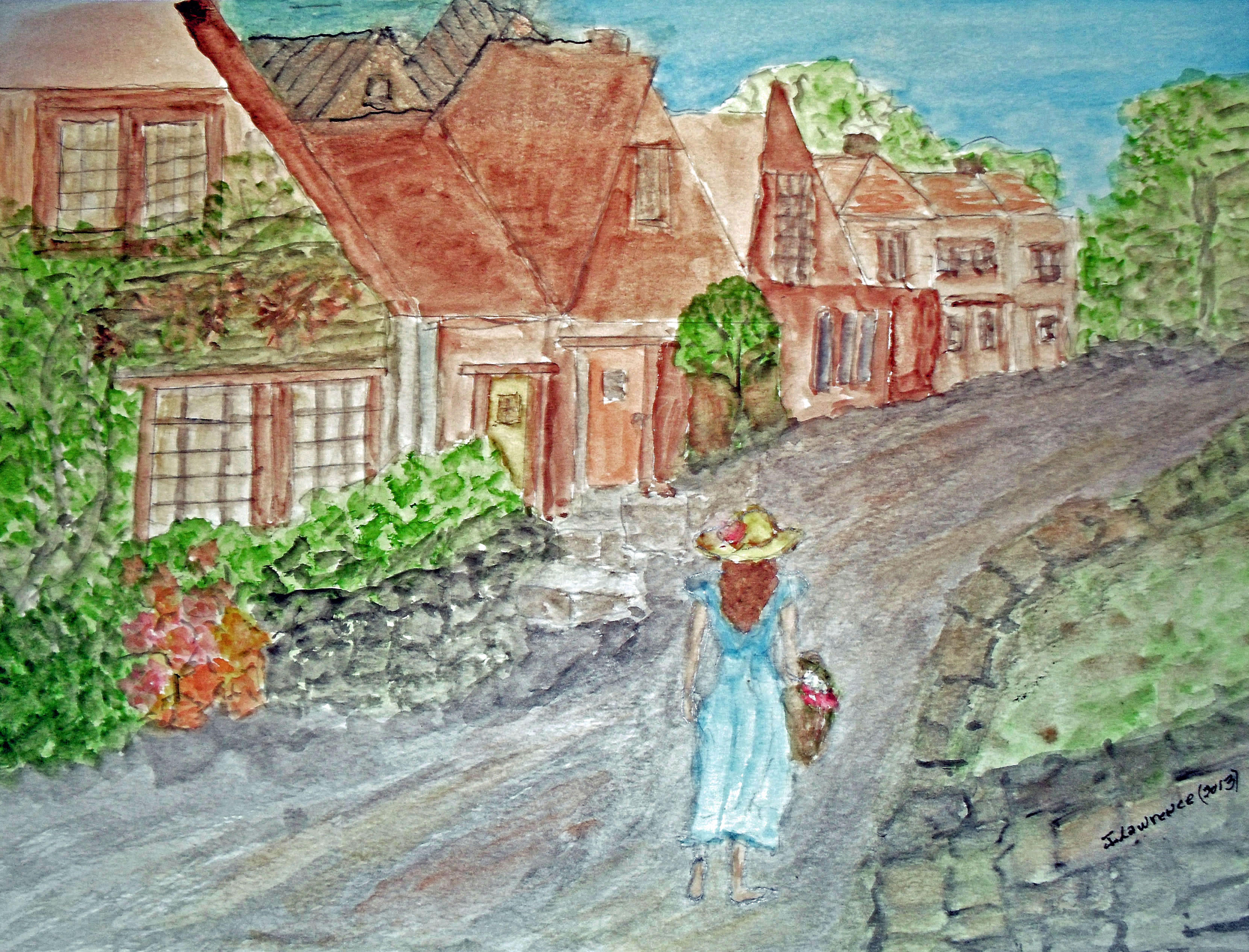 Judith Lawrence Country Girl painting – The Galway Review